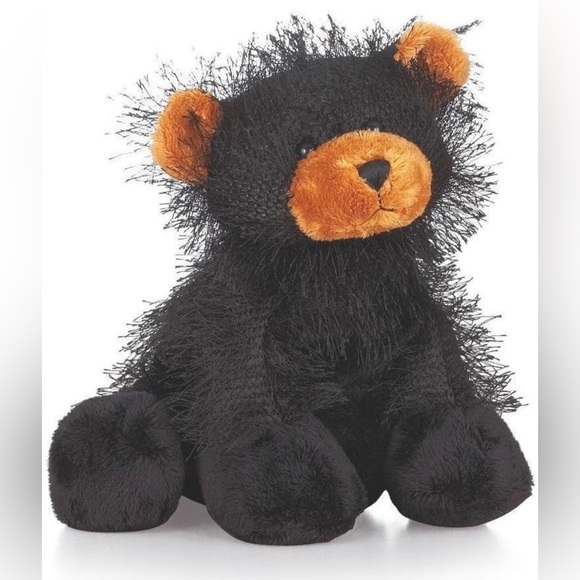 GANZ | Toys | Ganz Webkinz Plush Eyelash Fur Stuffed Black Bear New ...